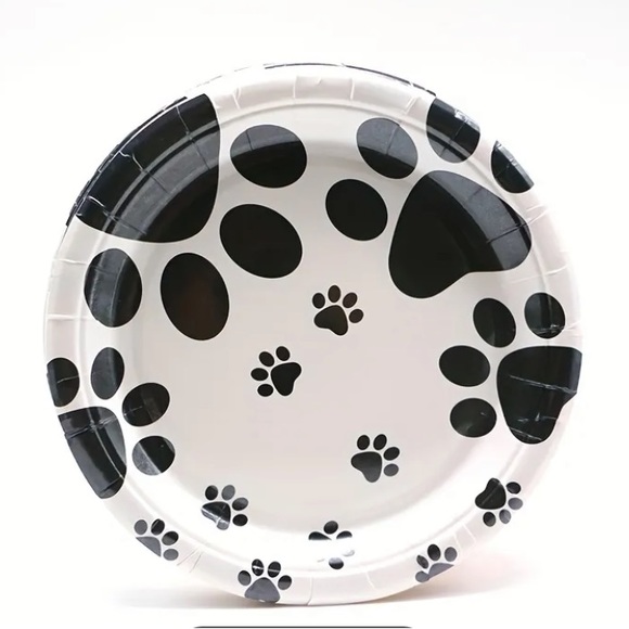 Red Dress Boutique | Party Supplies | New Dog Paw Prints Theme Party ...